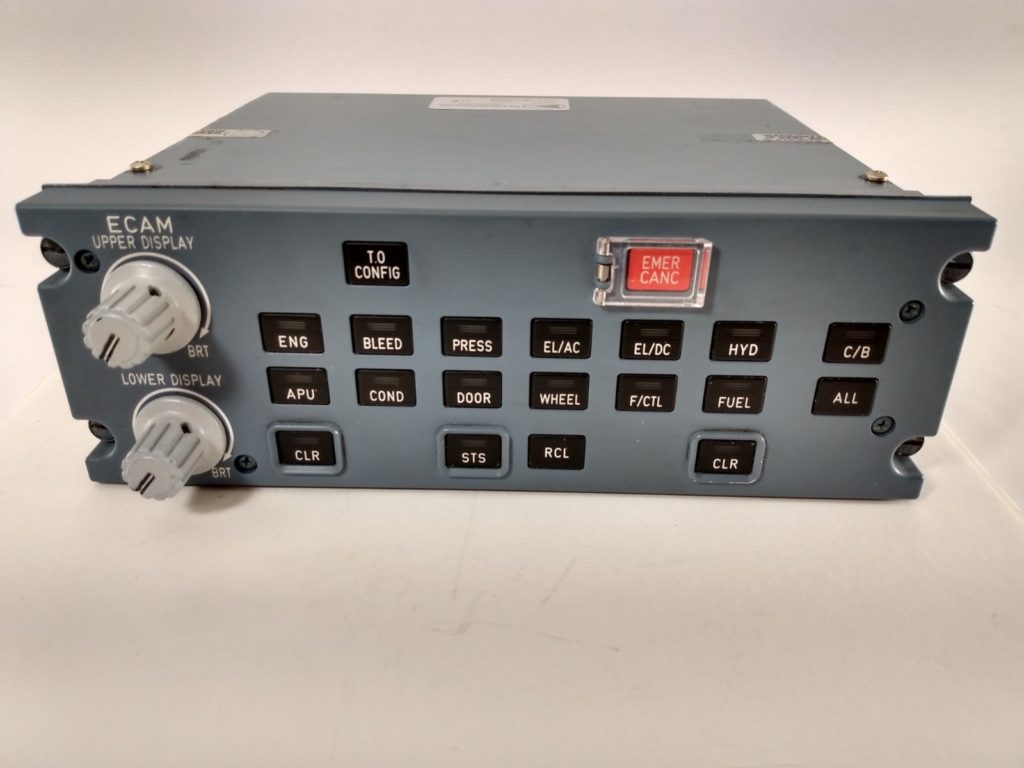 ECAM Panel PN LA2E90707HM0100 – Flight Simulator Components