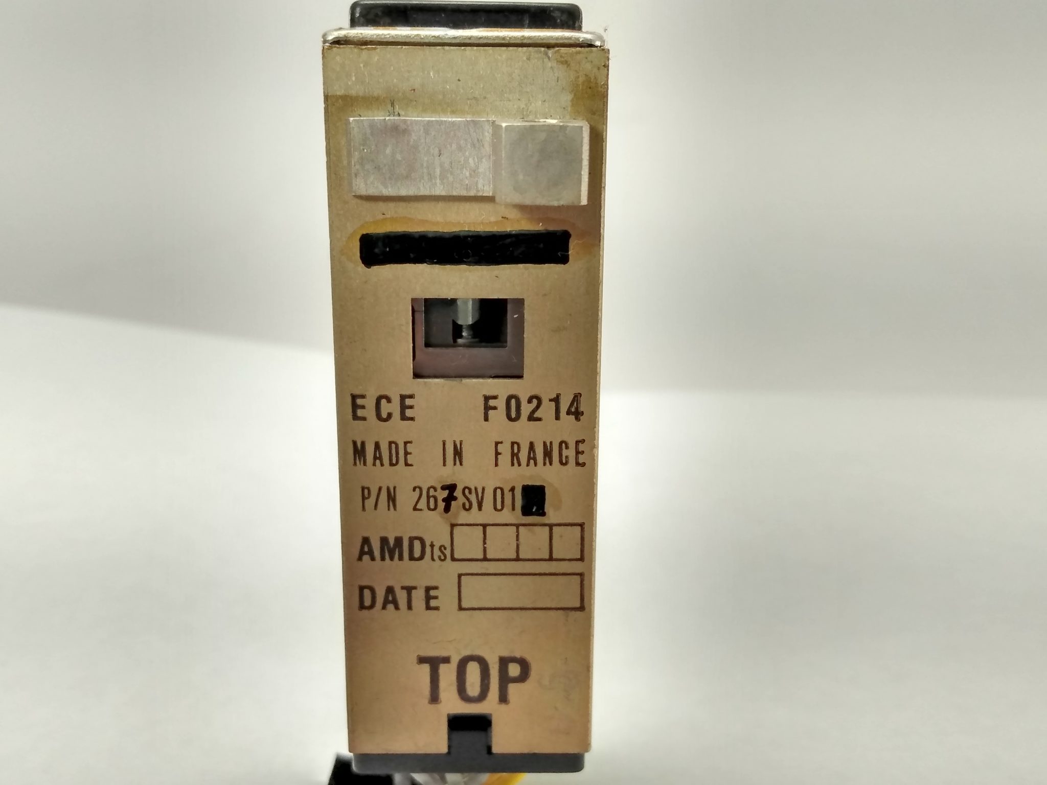 A320 Fire Panel Switch PN 267SV01 – Flight Simulator Components