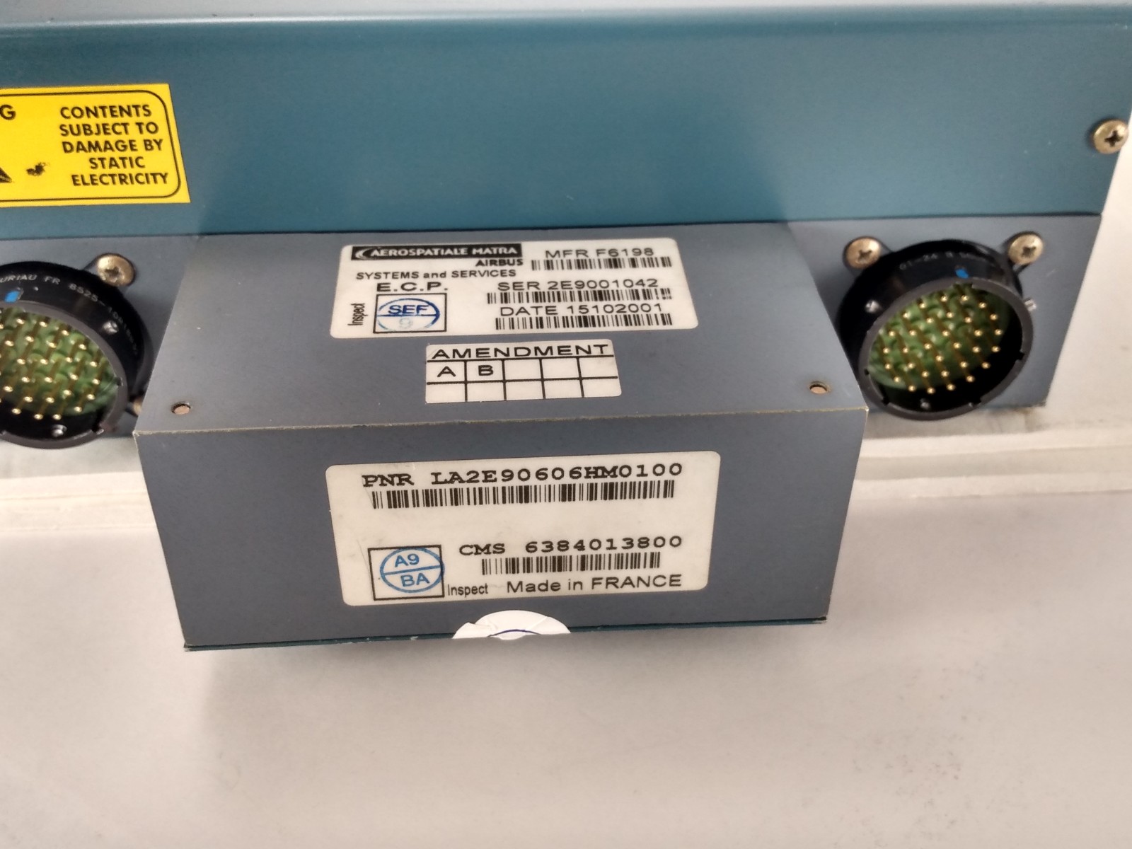 ECAM Panel PN LA2E90606HM0100 – Flight Simulator Components