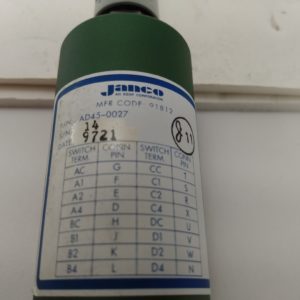 Janco Switch PN AD45-0027 – Flight Simulator Components