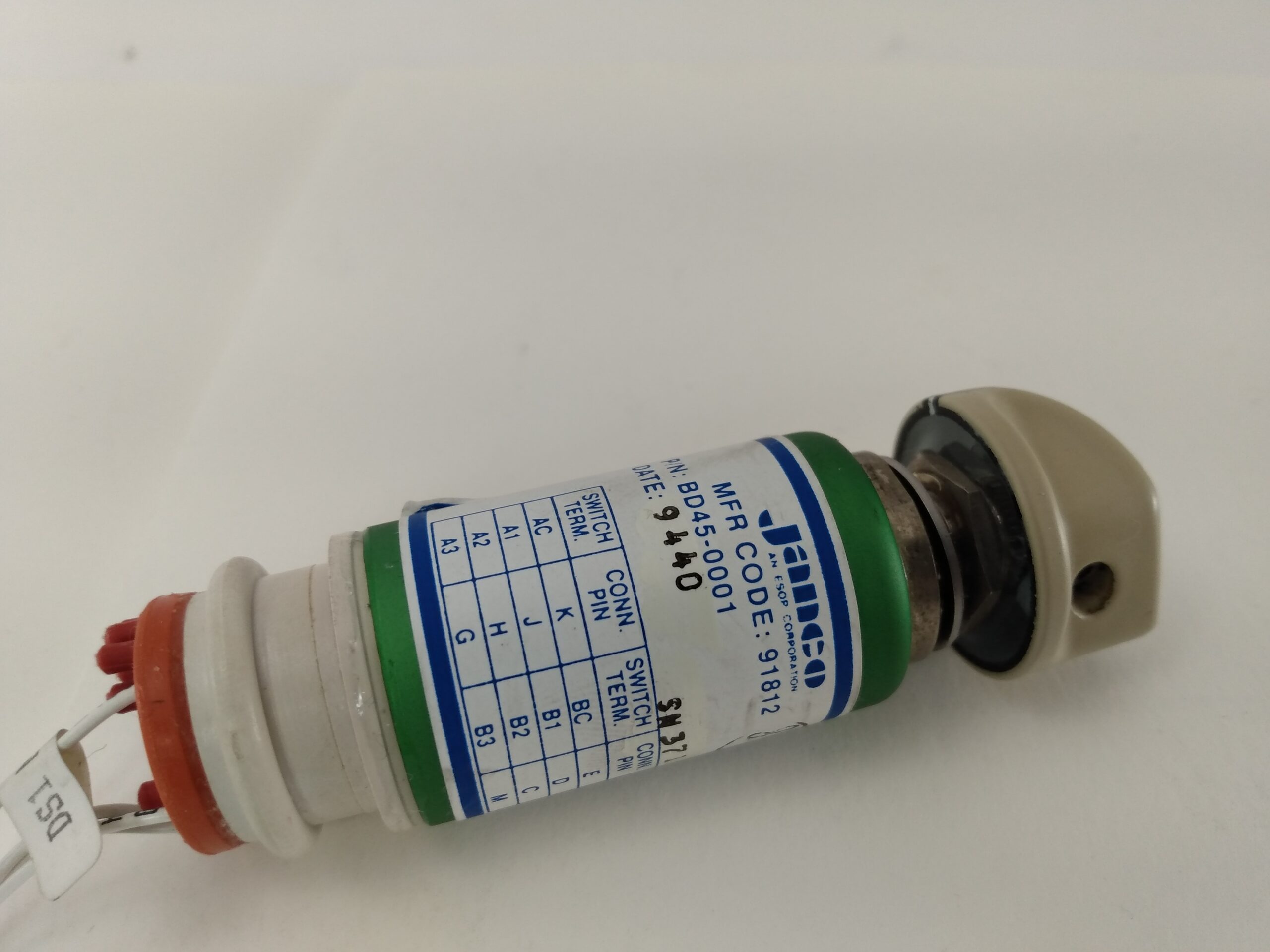 Janco Rotary Switch PN BD45-0001 – Flight Simulator Components