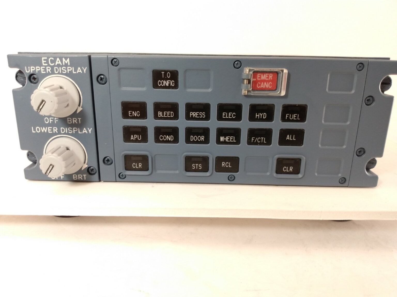 ECAM Control Panel PN 35-0L0-1001-04 – Flight Simulator Components